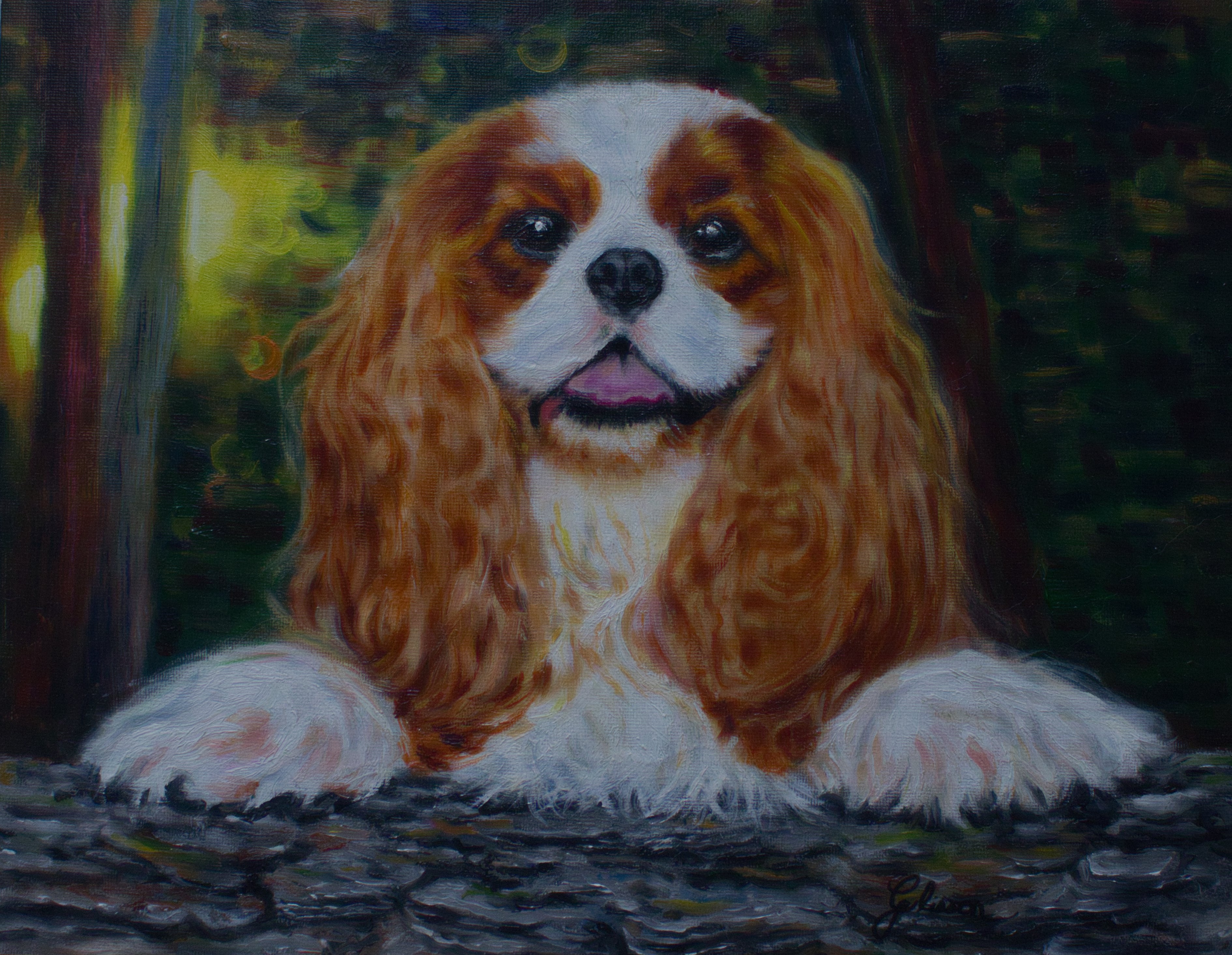 Original oil on board. Commission. – Michaels Portrait Art